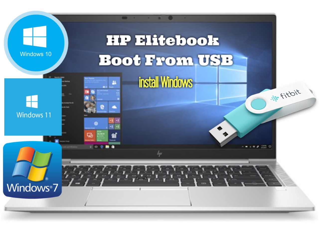 HP Elitebook boot from USB and install Windows – Ouralo